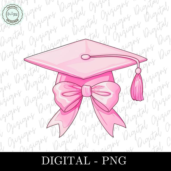 Pink Graduation Cap - Etsy