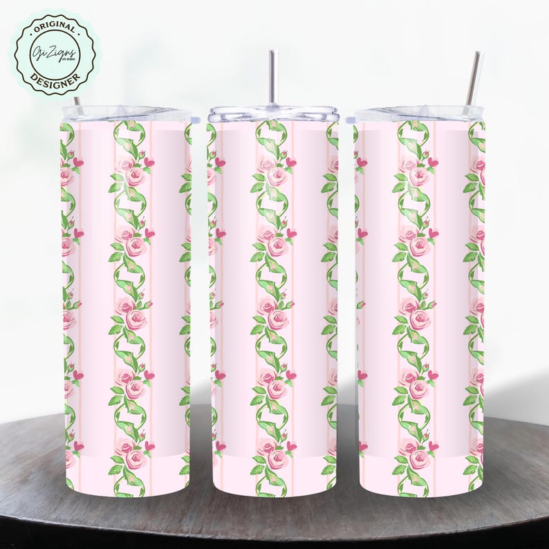 Vintage Pink Roses Floral Seamless Pattern PNG, Fancy Preppy Repeated ...