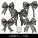 Maroon Checkered Bow Y2K Dark Coquette PNG Clipart Maroon Bows Checker ...