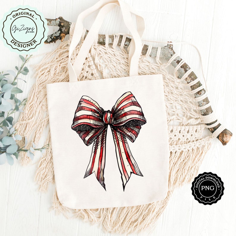Coquette Bow PNG July 4 Patriotic Red White and Blue Bow Clipart Bundle ...