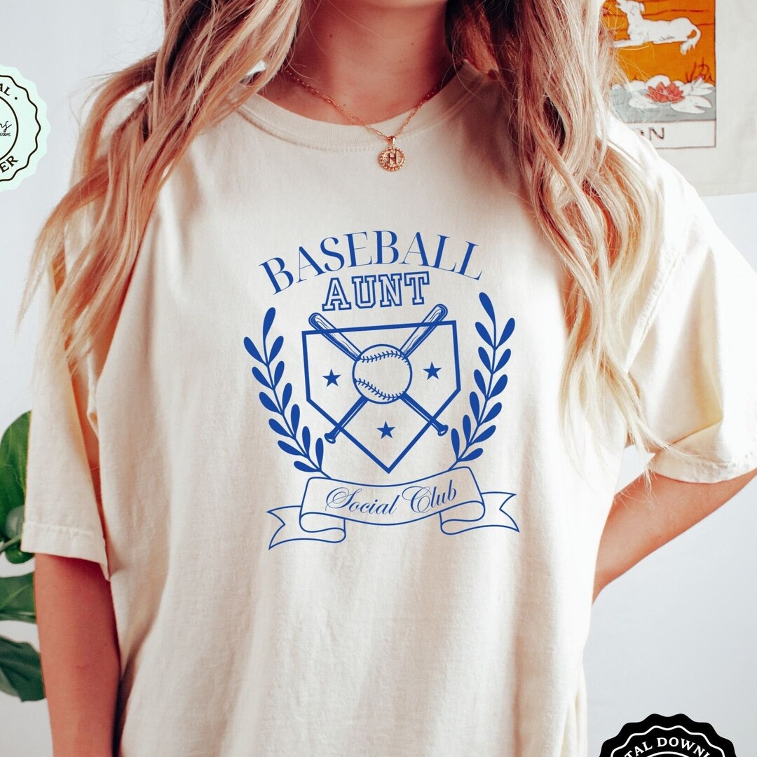 Baseball Aunt Social Club PNG, Baseball SVG, Baseball Shirt PNG, Trendy ...