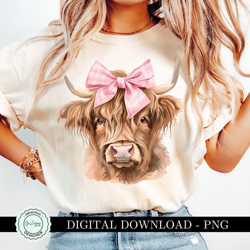 Cow With Bow Svg - Etsy
