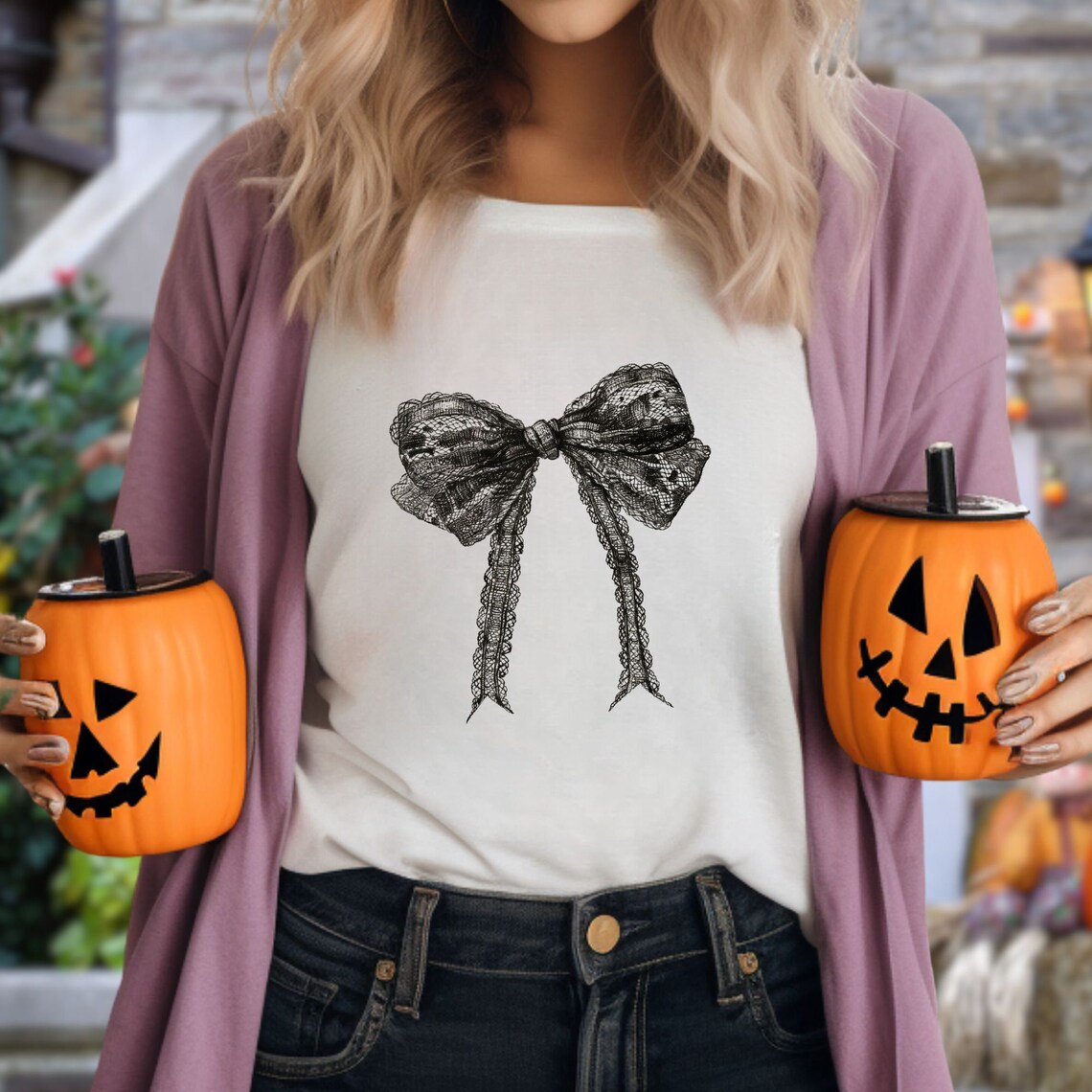 Lace Bow Dark Coquette PNG Bundle, Coquette Bows, Crochet Ribbon Black ...