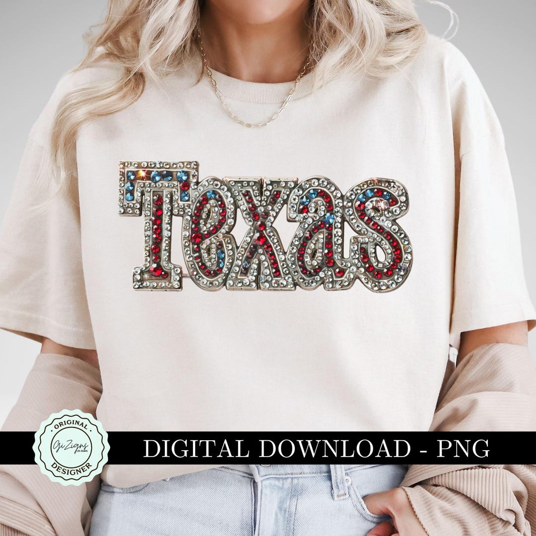Sparkly Faux Rhinestone Texas PNG Clipart, Texas Cowgirl PNG, Western ...