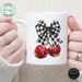 Trendy Cherry Checkered Bow Coquette PNG Clipart, Coquette Bows Bundle ...