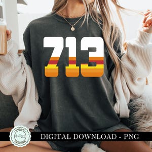 713 Area Code PNG Clipart - Etsy