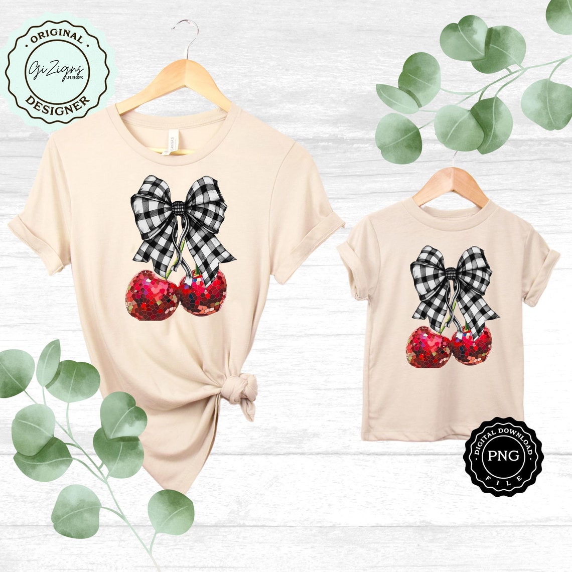 Trendy Cherry Checkered Bow Coquette PNG Clipart, Coquette Bows Bundle ...