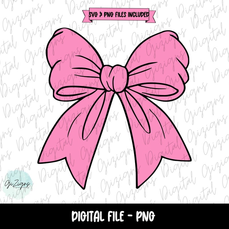 Coquette Bow Svg - Etsy