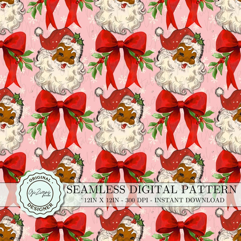 Brown Santa Wallpaper - Etsy