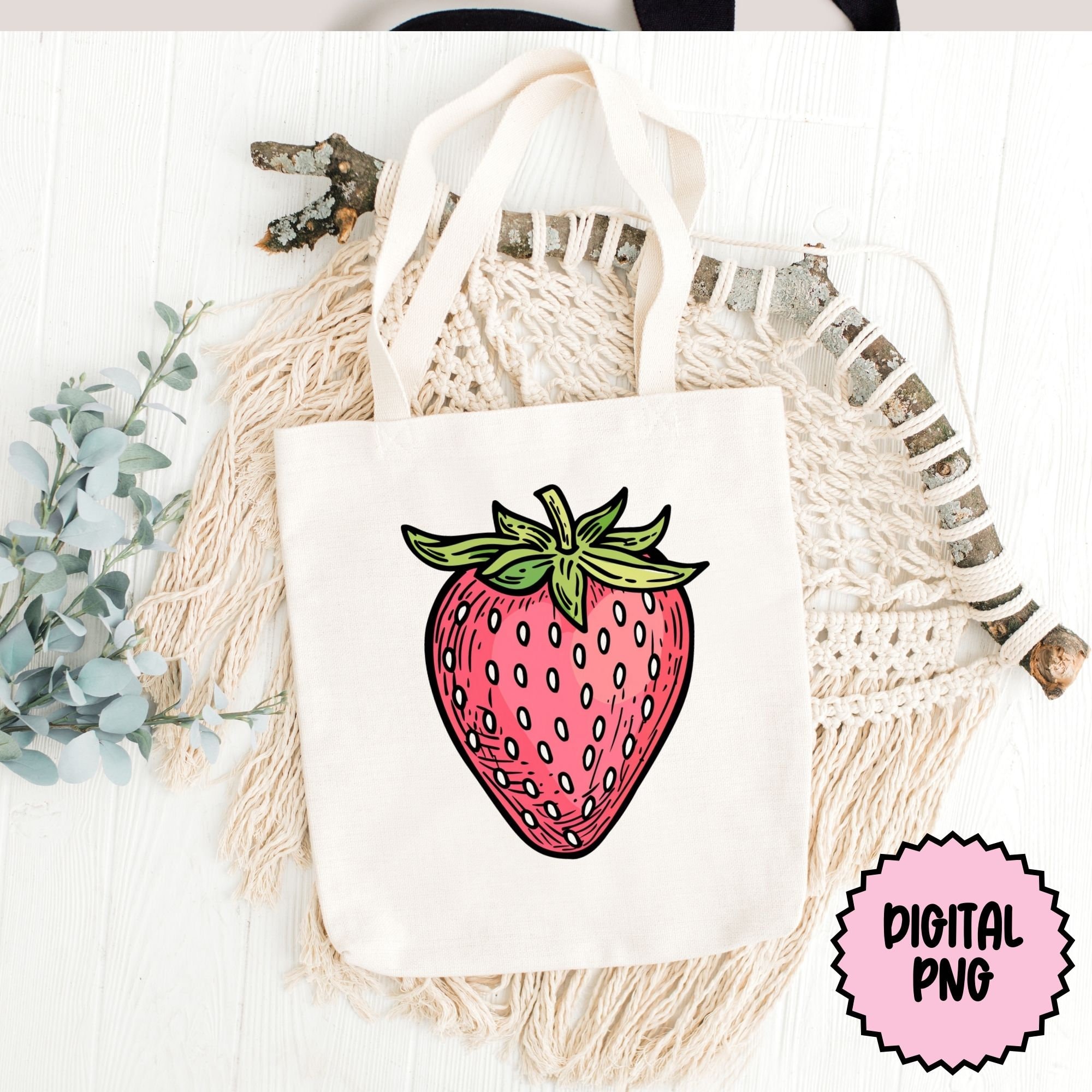 Trendy Watercolor Strawberry PNG Clipart, Strawberry Coquette Bow ...