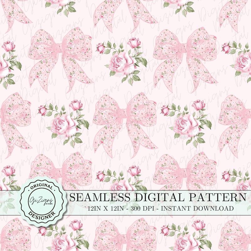 Girly Bow Wallpaper - Etsy