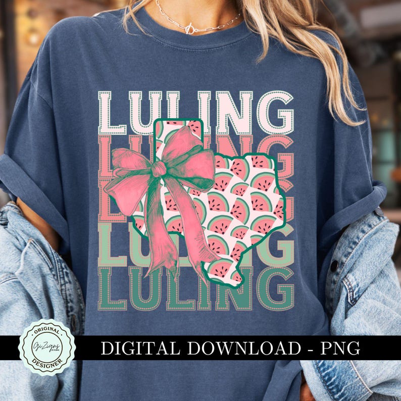 Watermelon Texas PNG Clipart, Luling Coquette Pink Bow Watermelon ...