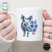 Blue and White Floral Pig PNG, Coquette Blue Chinoiserie Floral Farm ...