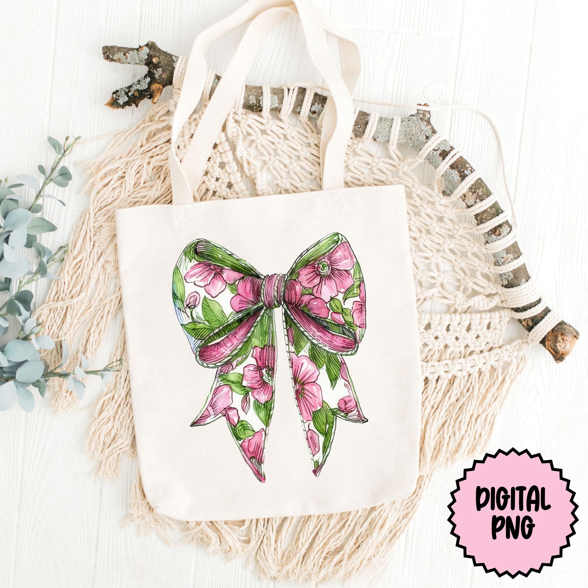 Trendy Bow Pink Coquette PNG Clipart Bundle, Coquette Bows, Ribbon ...