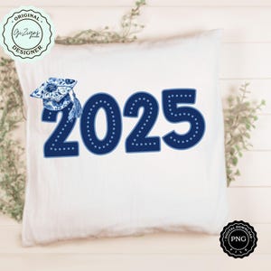 Delft Blue Senior 2025 PNG Clipart, Blue Willow Bow Class of 2025 PNG ...