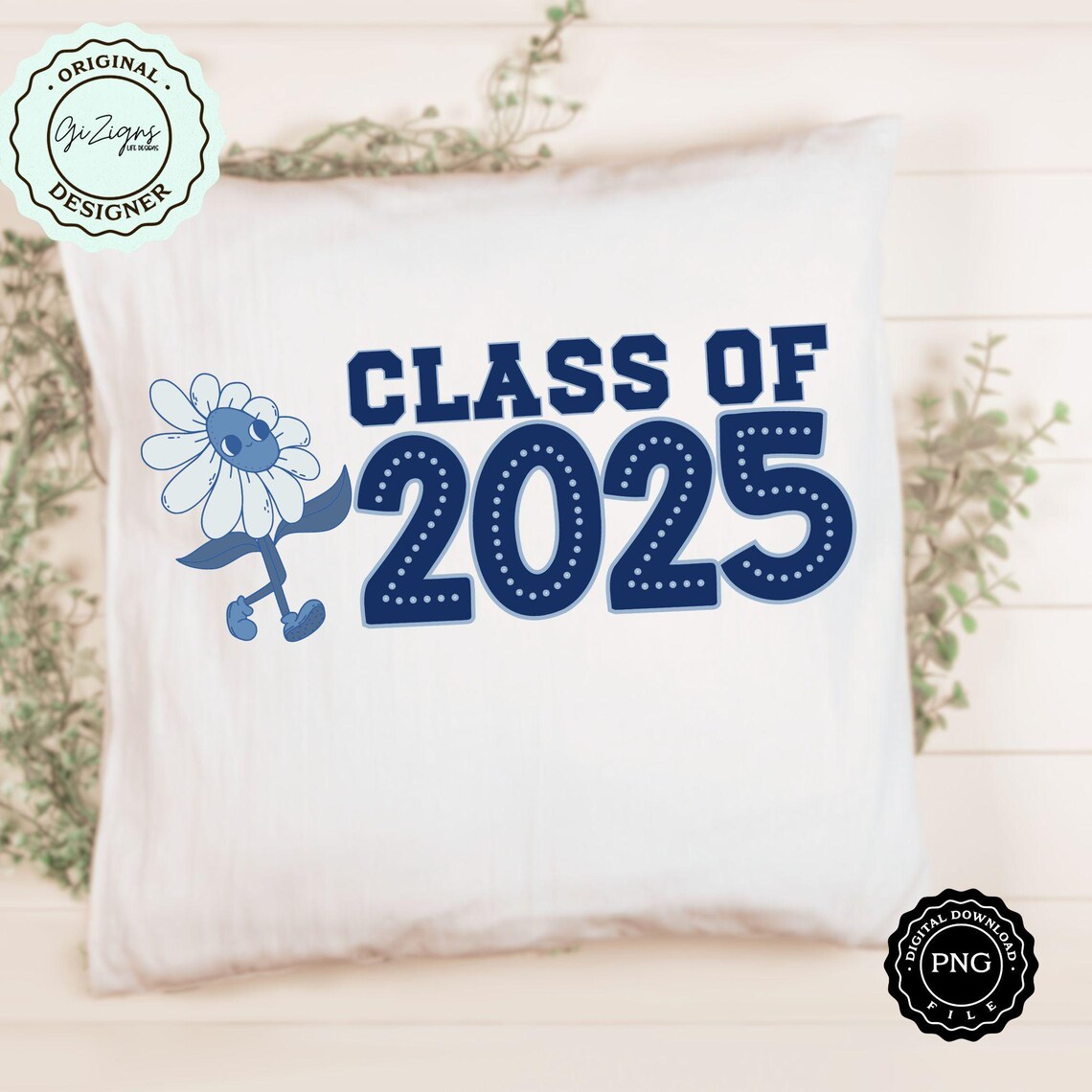 Delft Blue Senior 2025 PNG Clipart, Blue Willow Bow Class of 2025 PNG ...