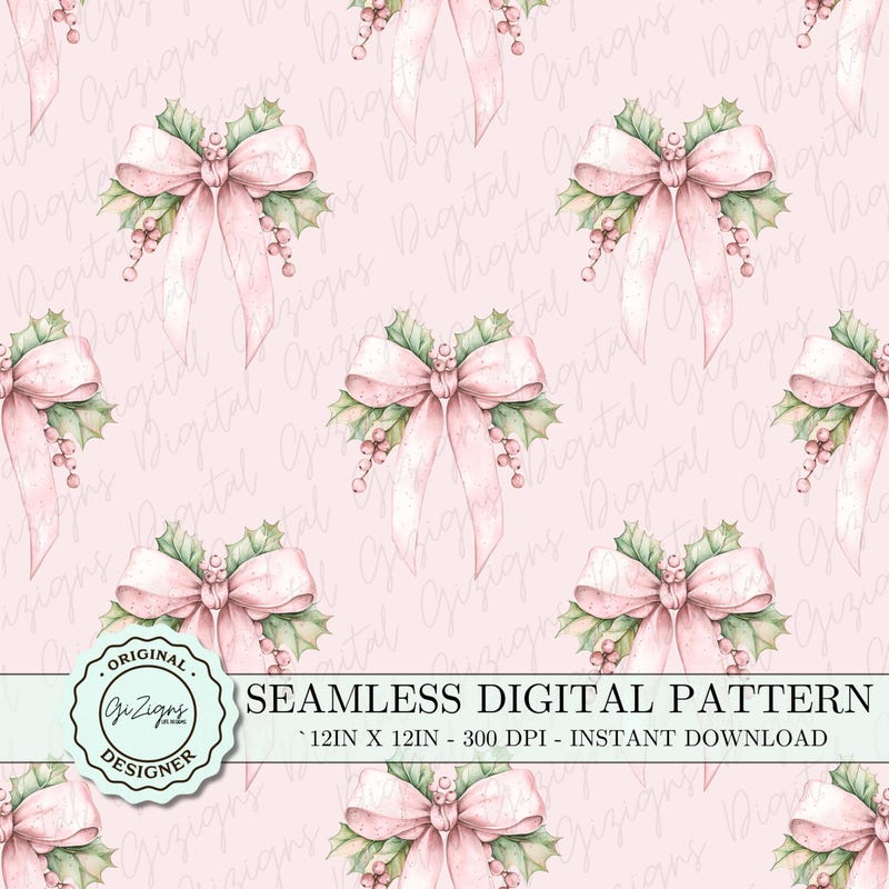 Bow Christmas Wallpaper - Etsy