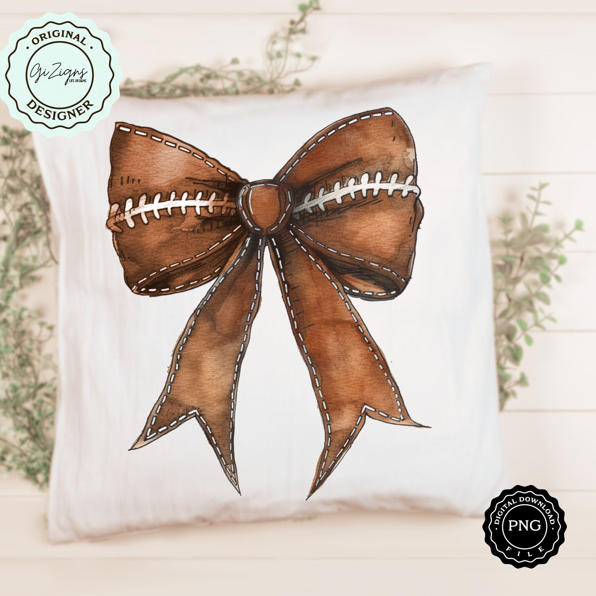 Coquette Football Bow PNG, Football Coquette Bow Clipart, Football Game ...