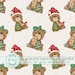 Christmas Teddy Bear Pattern Png , Cute Teddy Bear Christmas Pattern ...