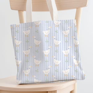 Goose Seamless Pattern PNG SVG, Cute Goose Patten, Blue Silly Goose ...