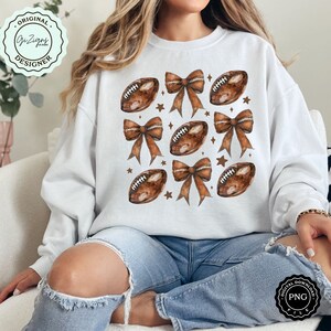 Coquette Football Bow PNG Collage, Football Coquette Bow Clipart ...