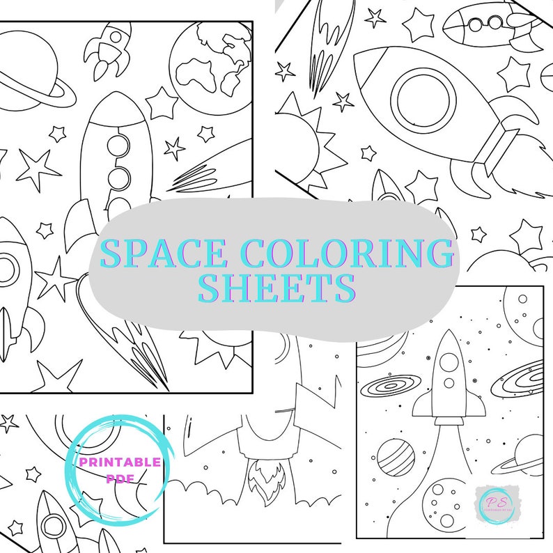 Printable Colouring Sheets, Space Coloring, Printable Coloring Page ...