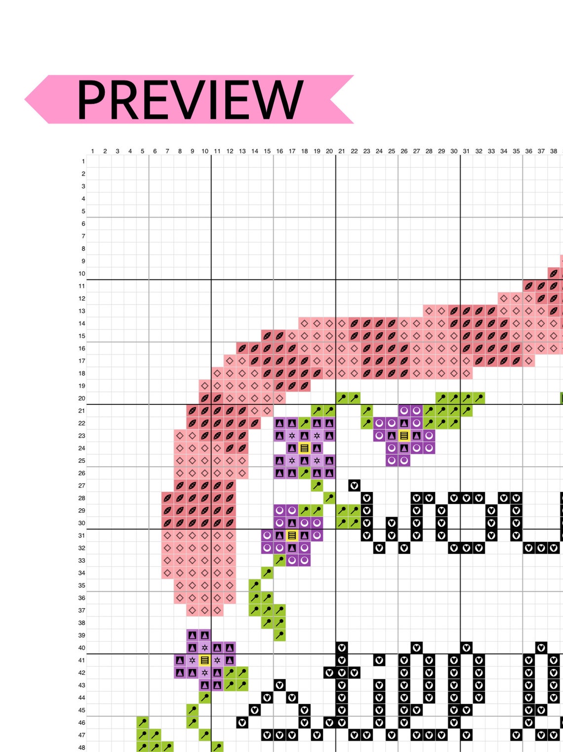 Would You Still Love Me If I Was a Worm? Cross Stitch Pattern PDF ...
