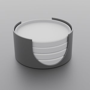 Coaster STL/OBJ File to 3d Print - Etsy