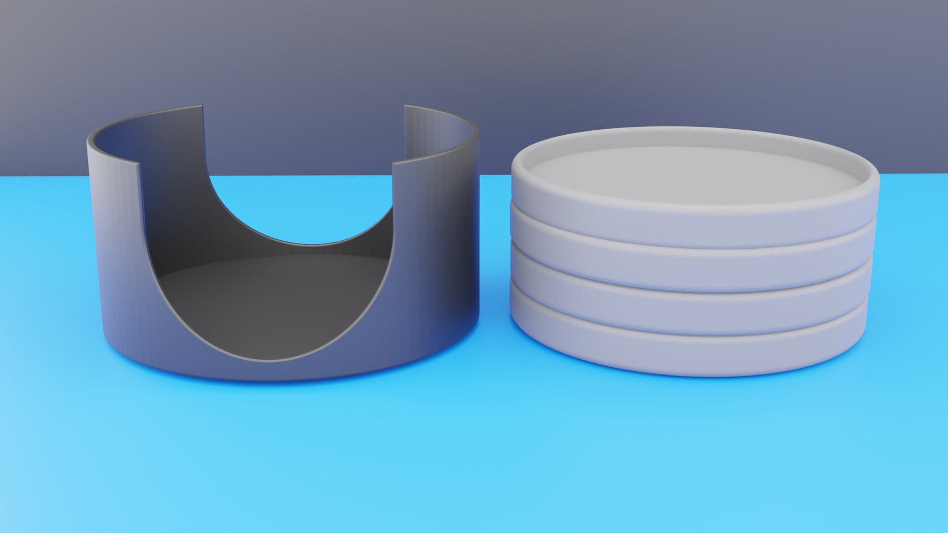 Coaster STL/OBJ File to 3d Print - Etsy