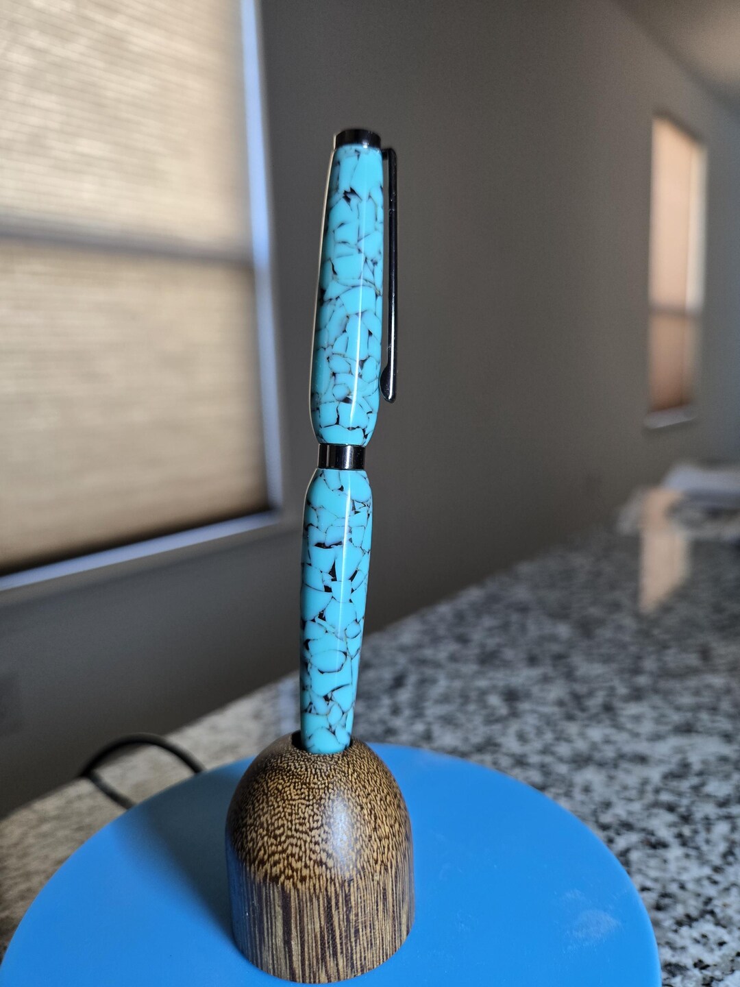 Crushed Turquoise Ballpoint Pen - Etsy