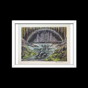 Lemuria Wall Art Light Language Art Activation Drawing Signed - Etsy