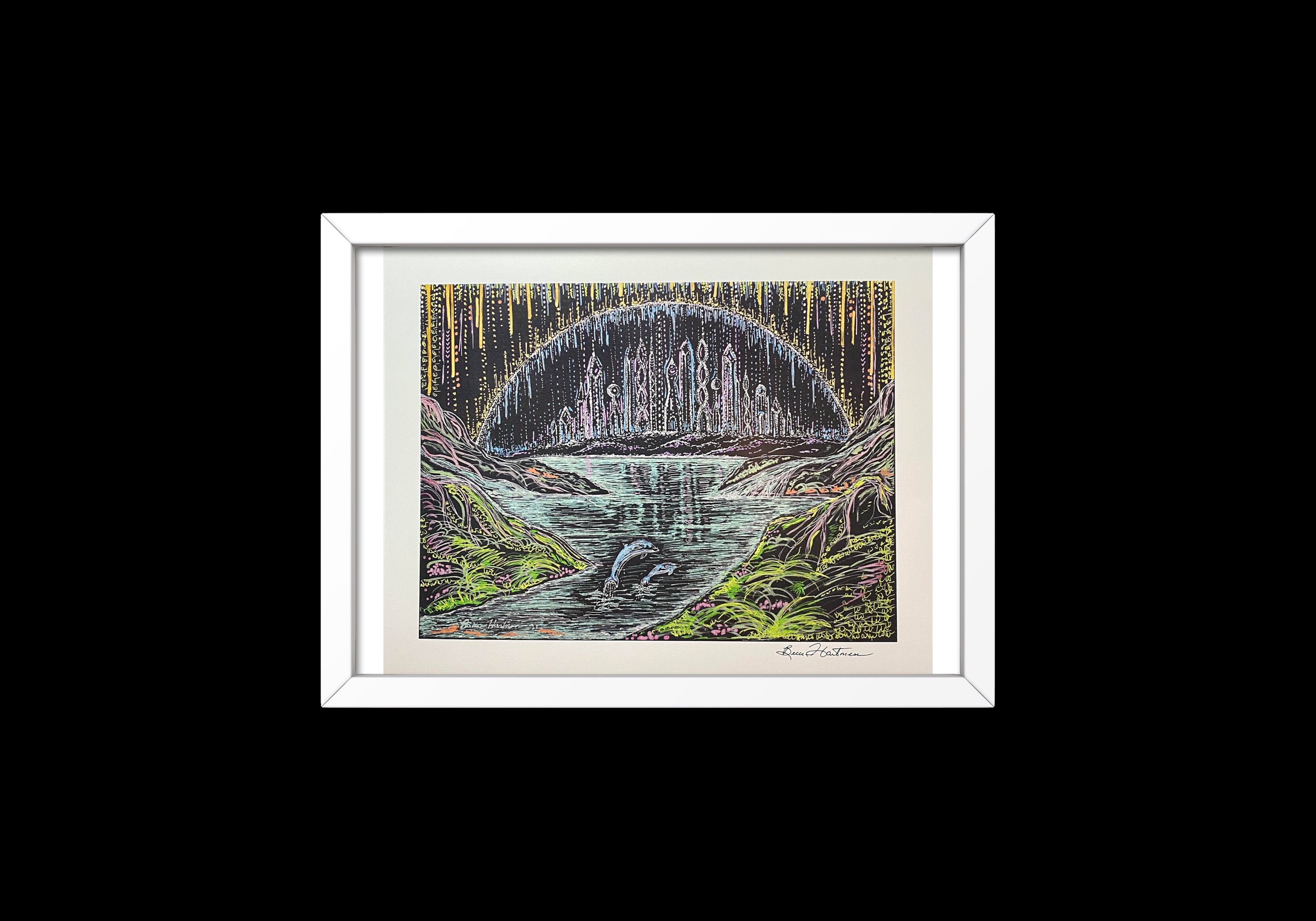 Lemuria Wall Art Light Language Art Activation Drawing Signed Print 11 ...