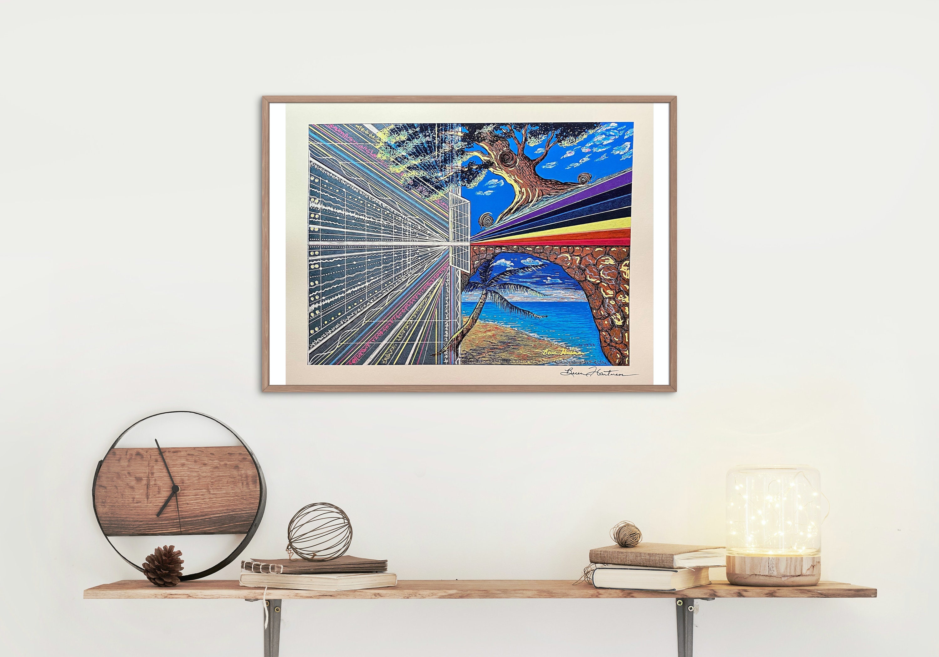 Light Language Art Rainbow Activation Signed Print 11 X 14 Light Codes ...