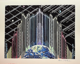 Ancient Egypt Pyramids Isis Osiris Light Language Egyptian Art Signed ...