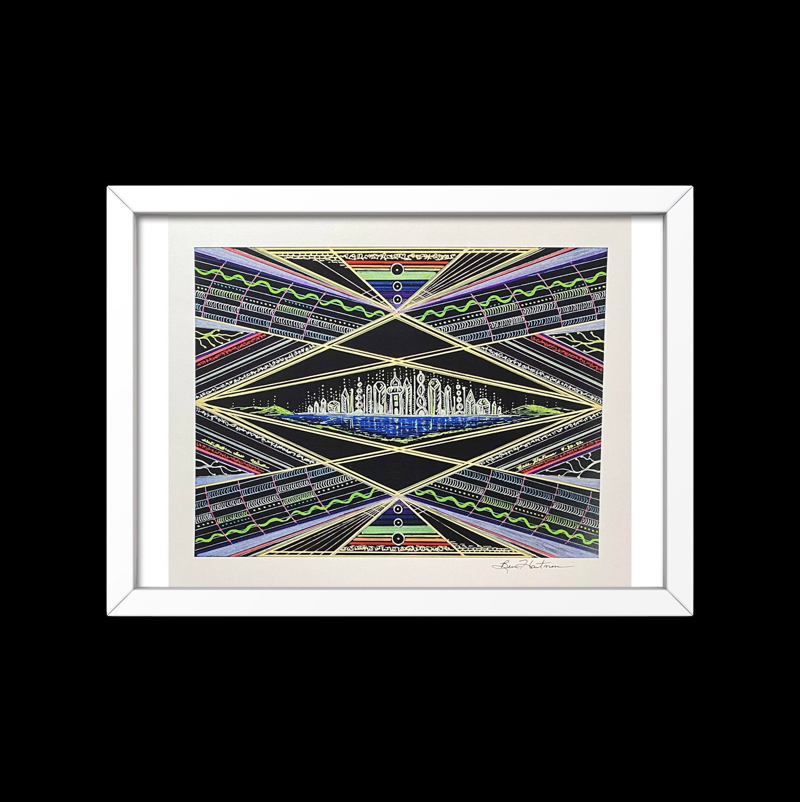 Lemuria City of Light Activation Drawing Light Language Art - Etsy