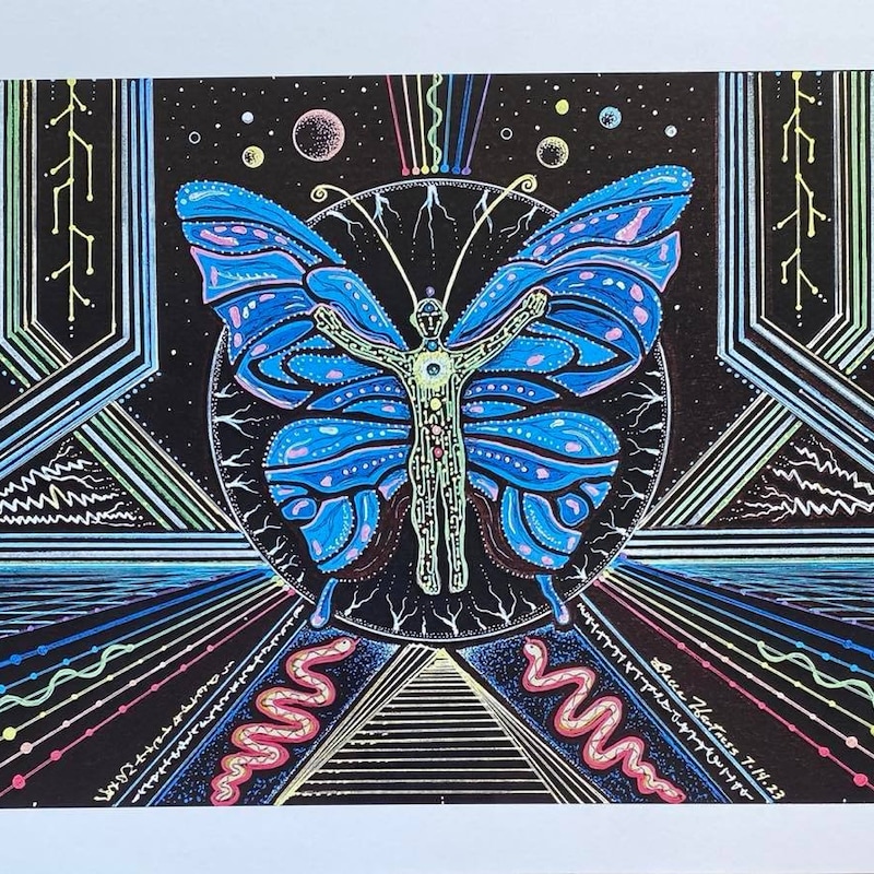 Chakra Butterfly - Etsy