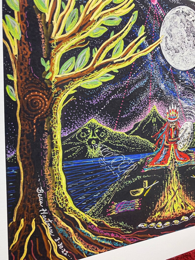 Plant Medicine Shaman Drawing Ceremony Drumming Light Language Art ...