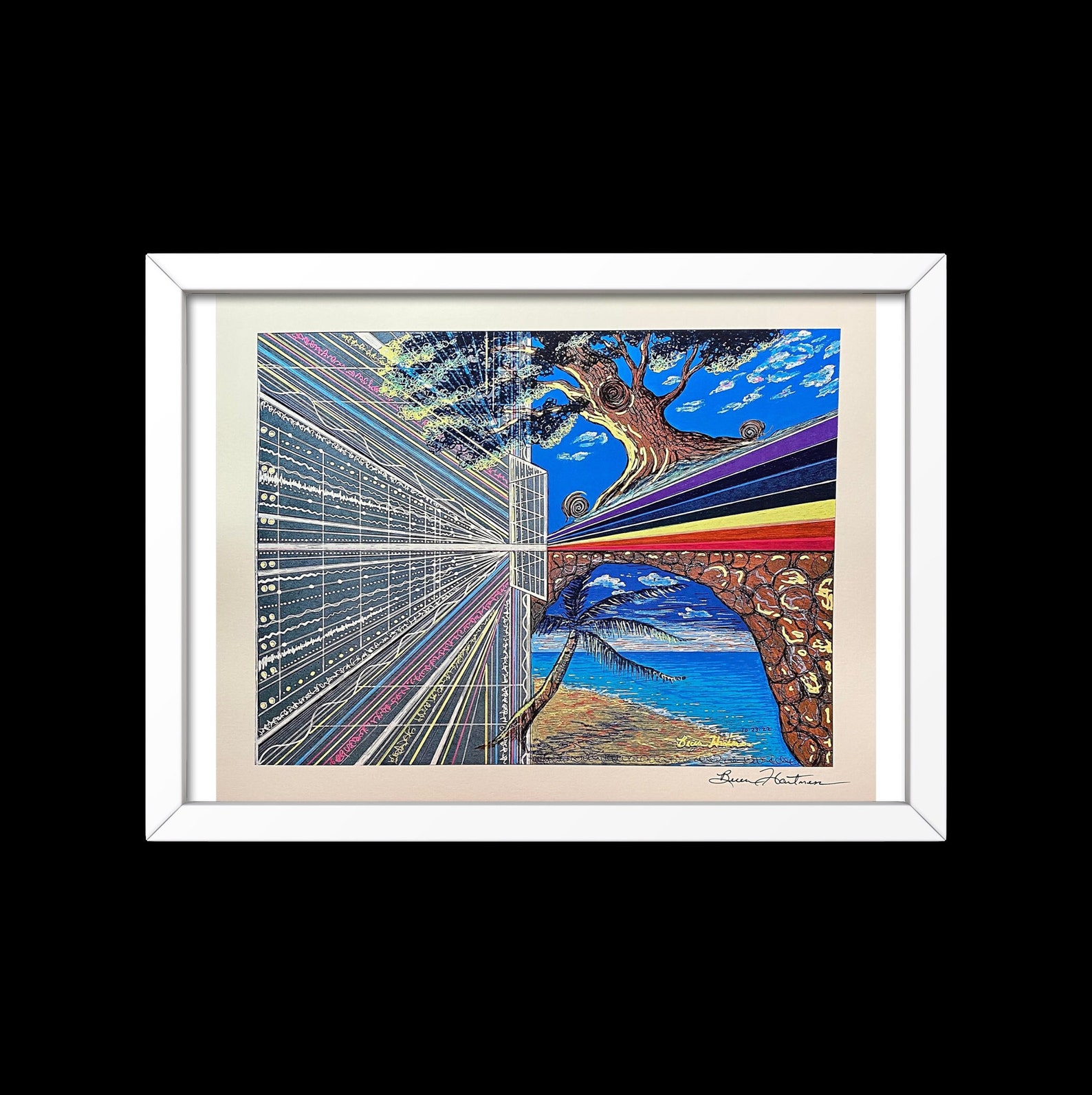 Light Language Art Rainbow Activation Signed Print 11 X 14 Light Codes ...