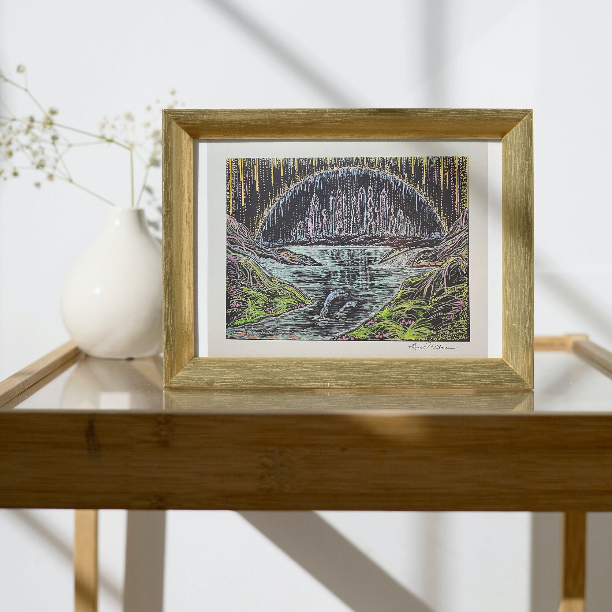 Lemuria Wall Art Light Language Art Activation Drawing Signed Print 11 ...