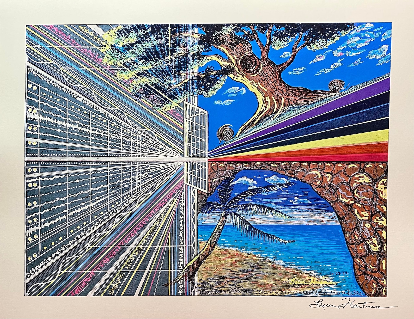 Light Language Art Rainbow Activation Signed Print 11 X 14 Light Codes ...