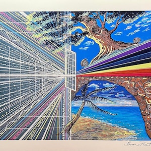 Light Language Art Rainbow Activation Signed Print 11 X 14 Light Codes ...