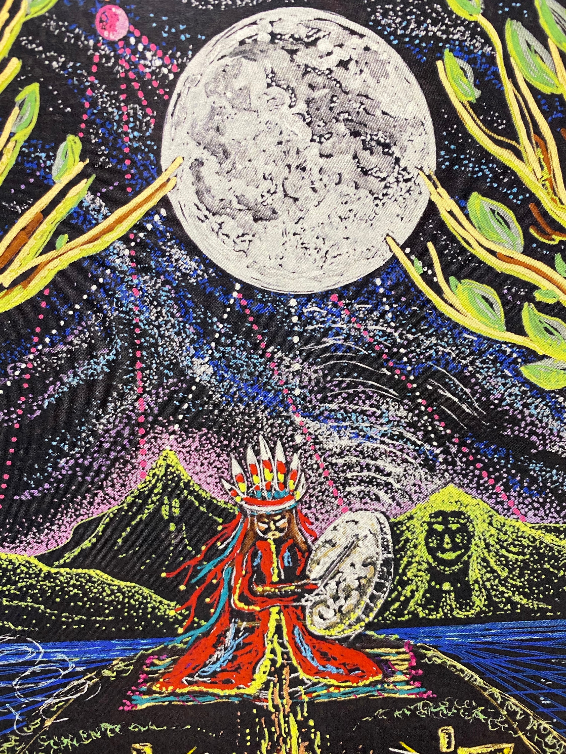 Plant Medicine Shaman Drawing Ceremony Drumming Light Language Art ...