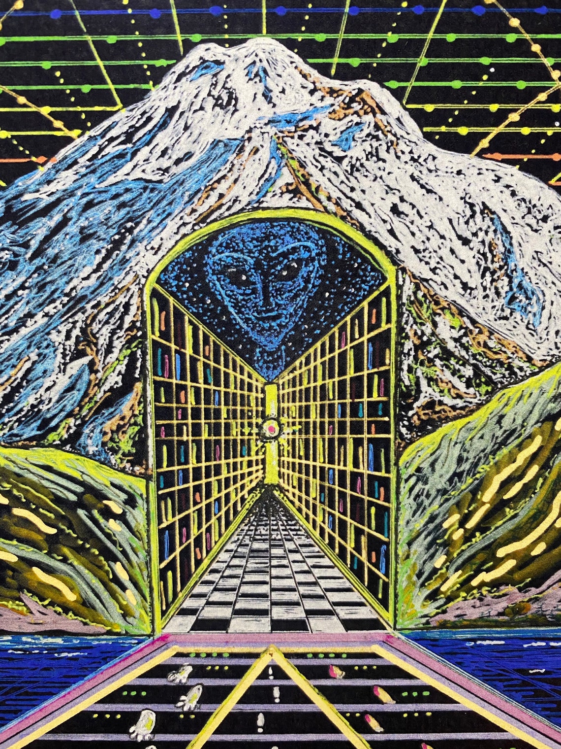 Arcturian Starseed Drawing Mount Shasta Light Language Art Signed Print ...