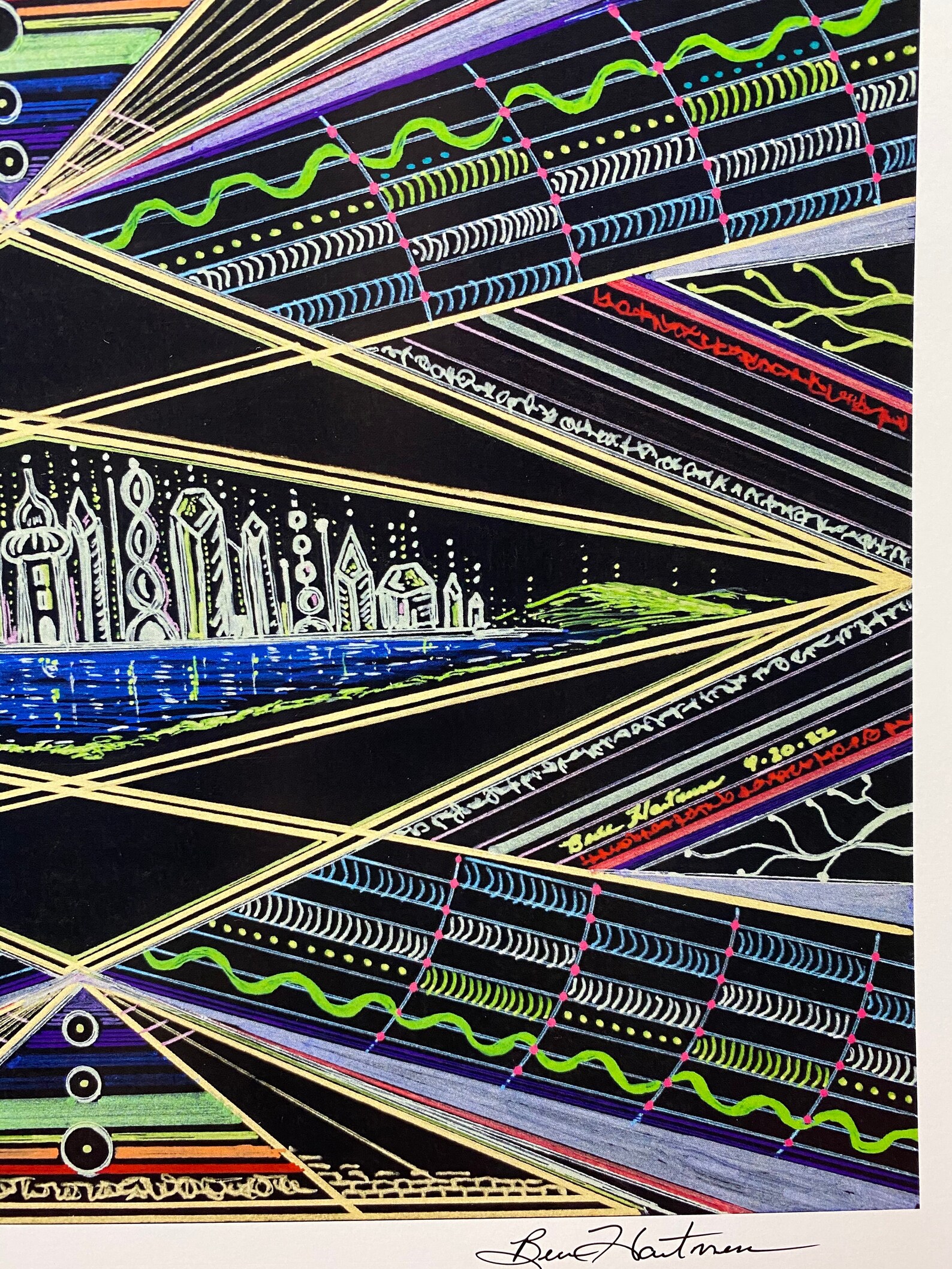 Lemuria City of Light Activation Drawing Light Language Art - Etsy