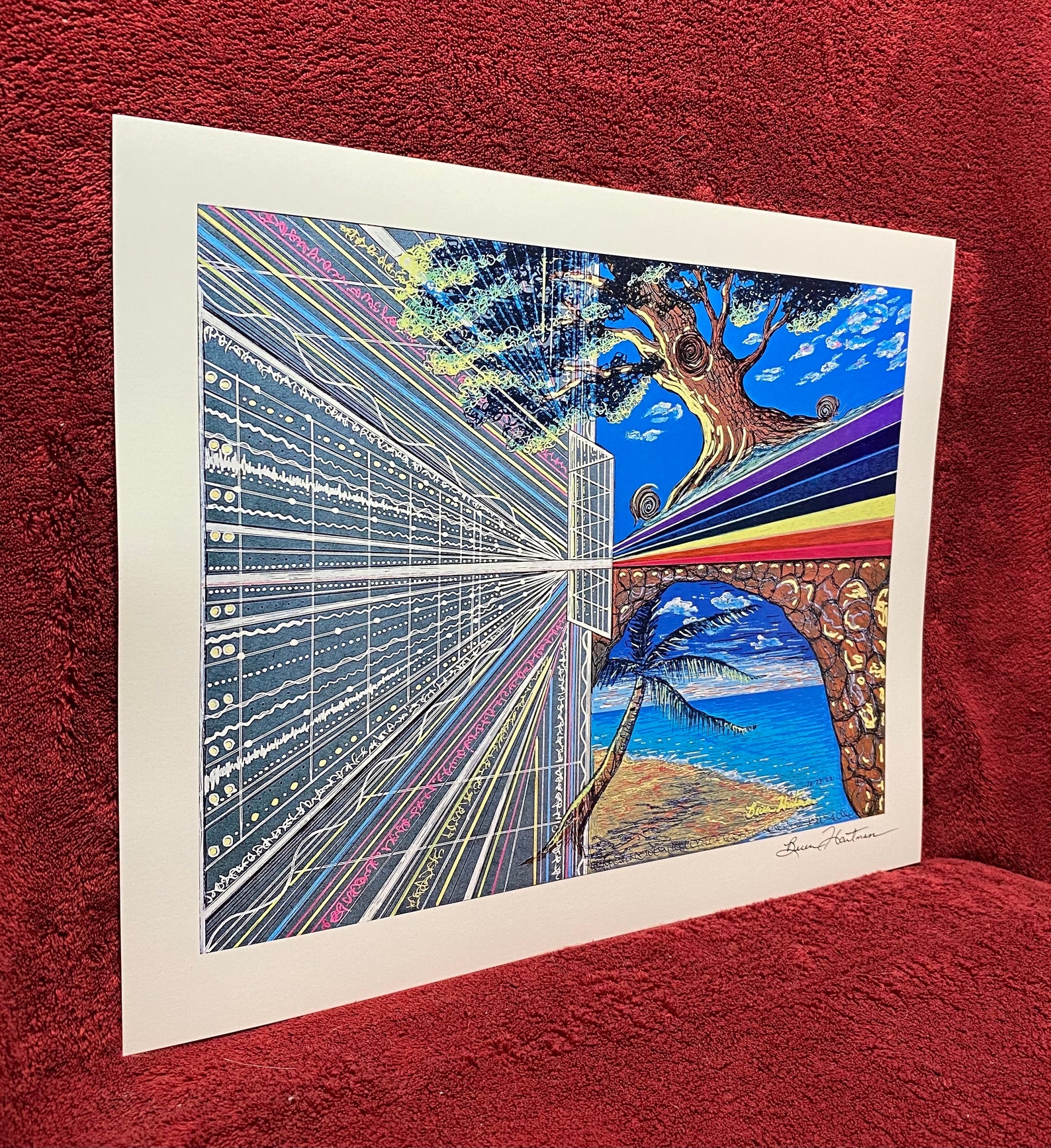 Light Language Art Rainbow Activation Signed Print 11 X 14 Light Codes ...