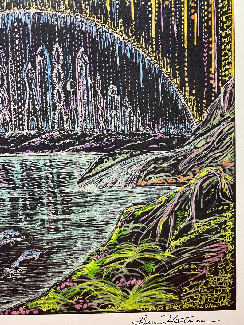 Lemuria Wall Art Light Language Art Activation Drawing Signed Print 11 ...