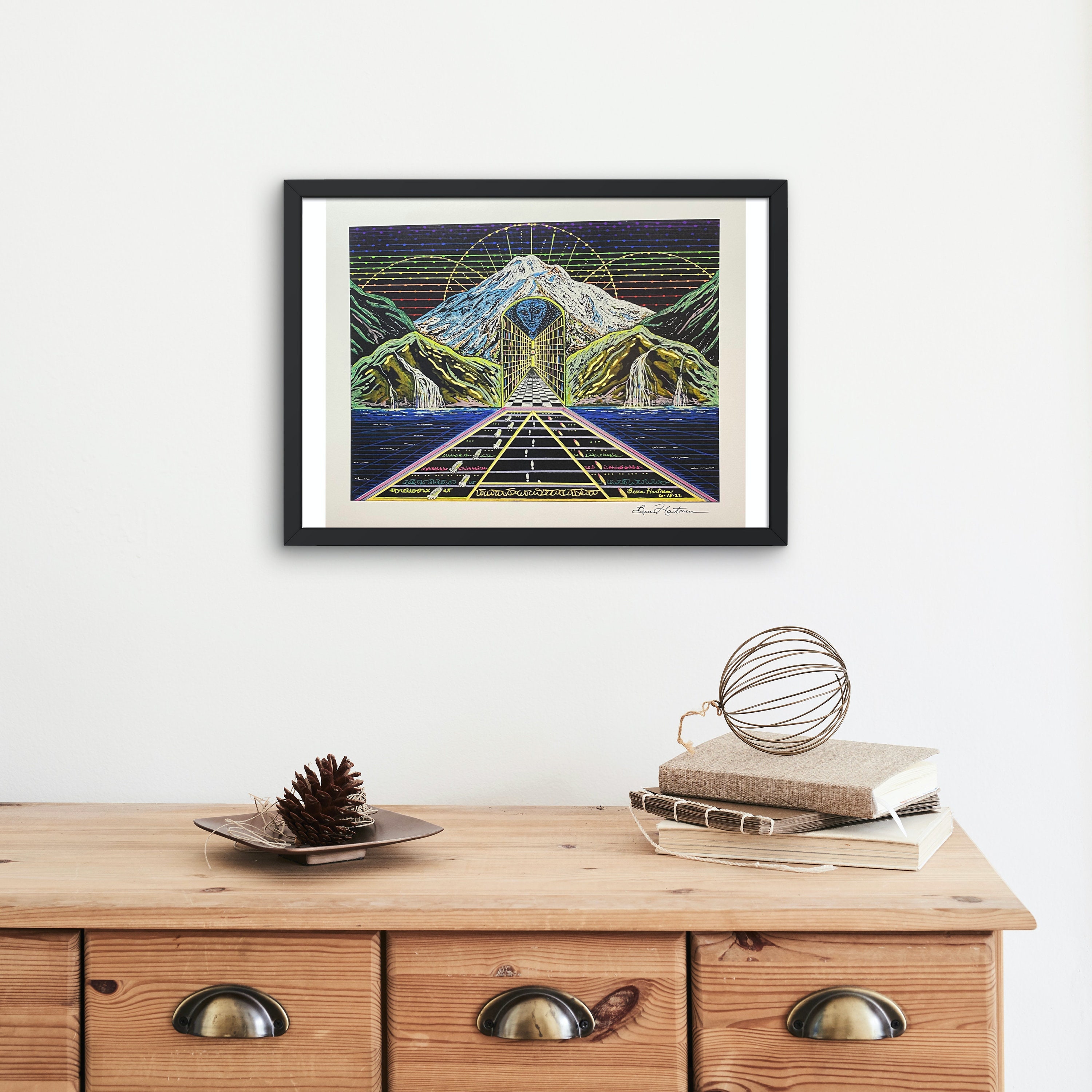 Arcturian Starseed Drawing Mount Shasta Light Language Art Signed Print ...