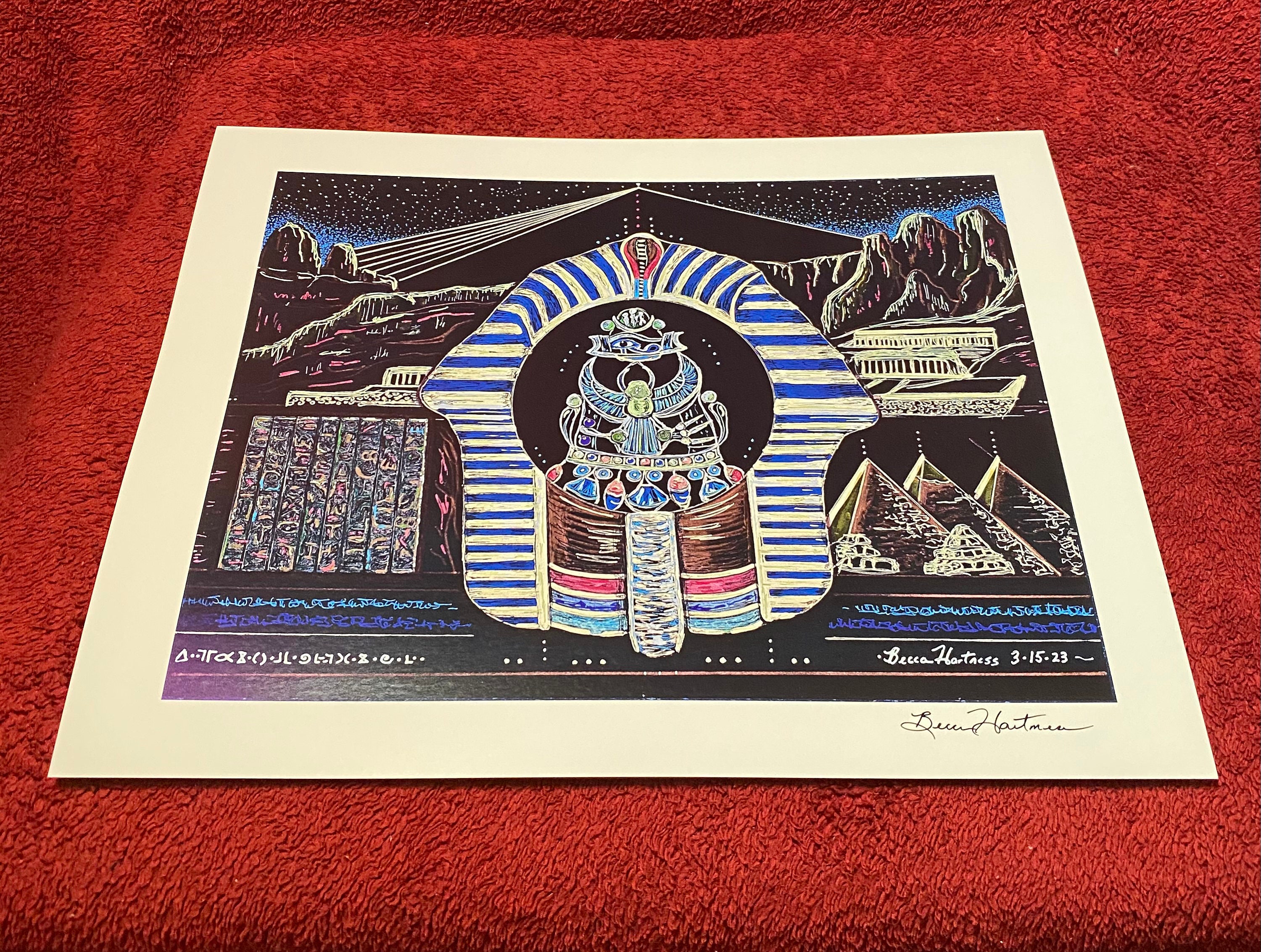 Ancient Egypt Pyramids Eye of Horus King Tut RA Light Language Egyptian ...