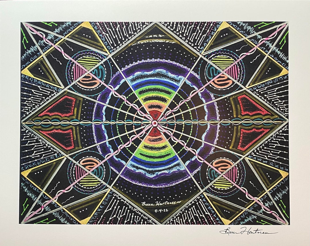 DNA Activation Light Language Art Spiritual Awakening Ascension Drawing ...