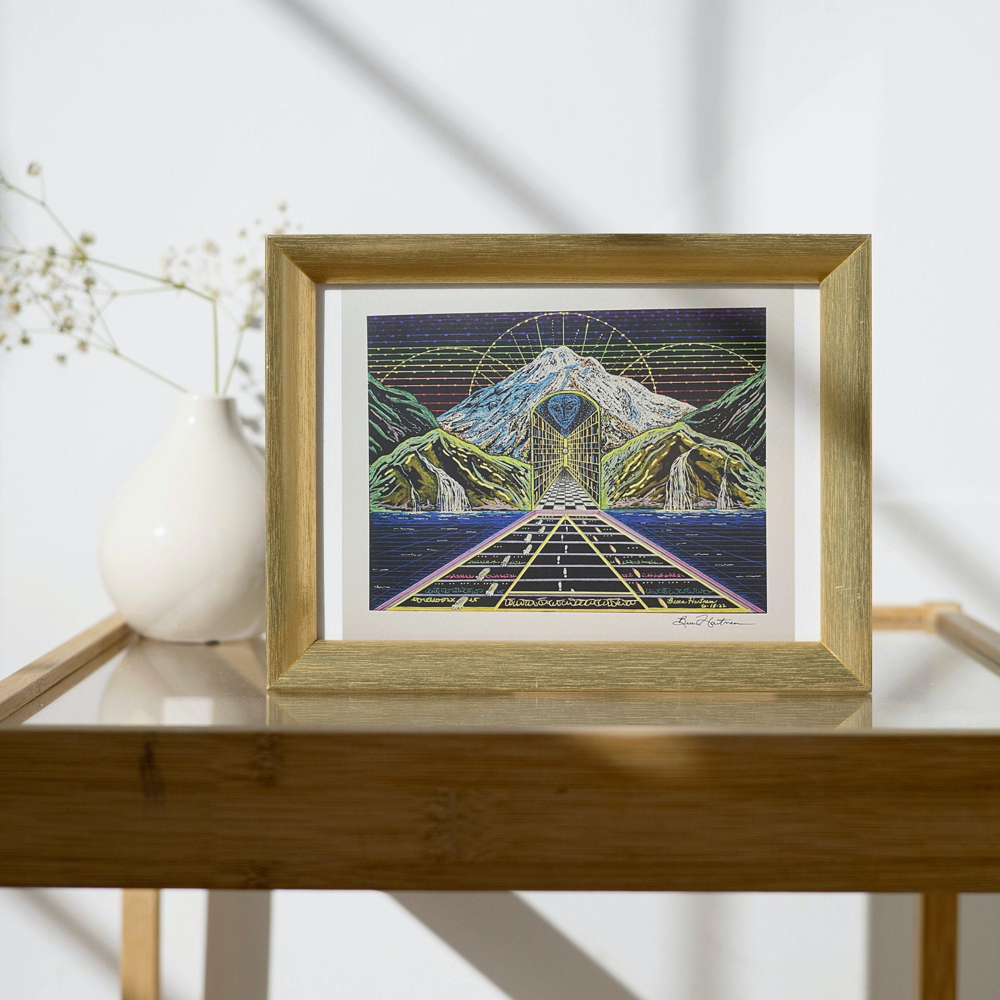 Arcturian Starseed Drawing Mount Shasta Light Language Art Signed Print ...